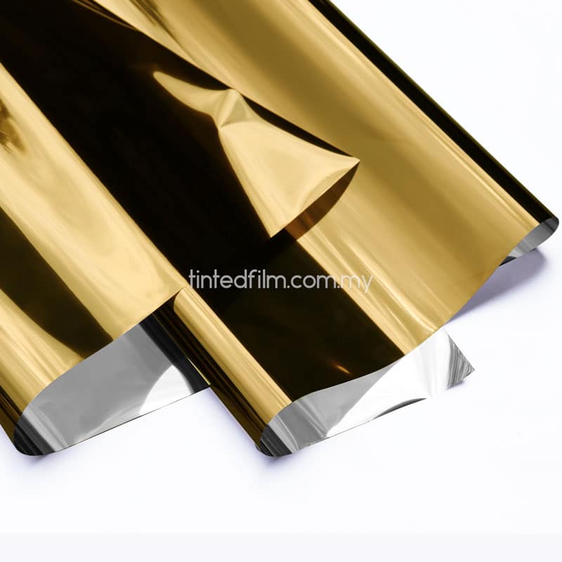Gold Out, Silver In (US) - Window Tint Installation